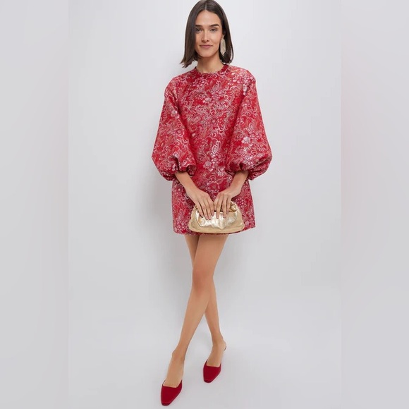 Hyacinth House | Dresses | Hyacinth House Red Pink Jacquard Janie Mini ...